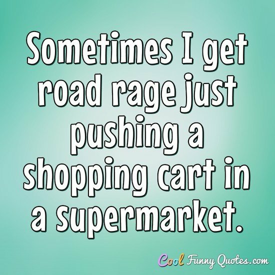 Supermarket Trolley Rage – Ally's Notebook